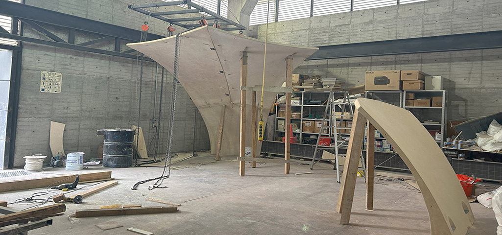 Cascarón prefabricado de concreto arquitectónico